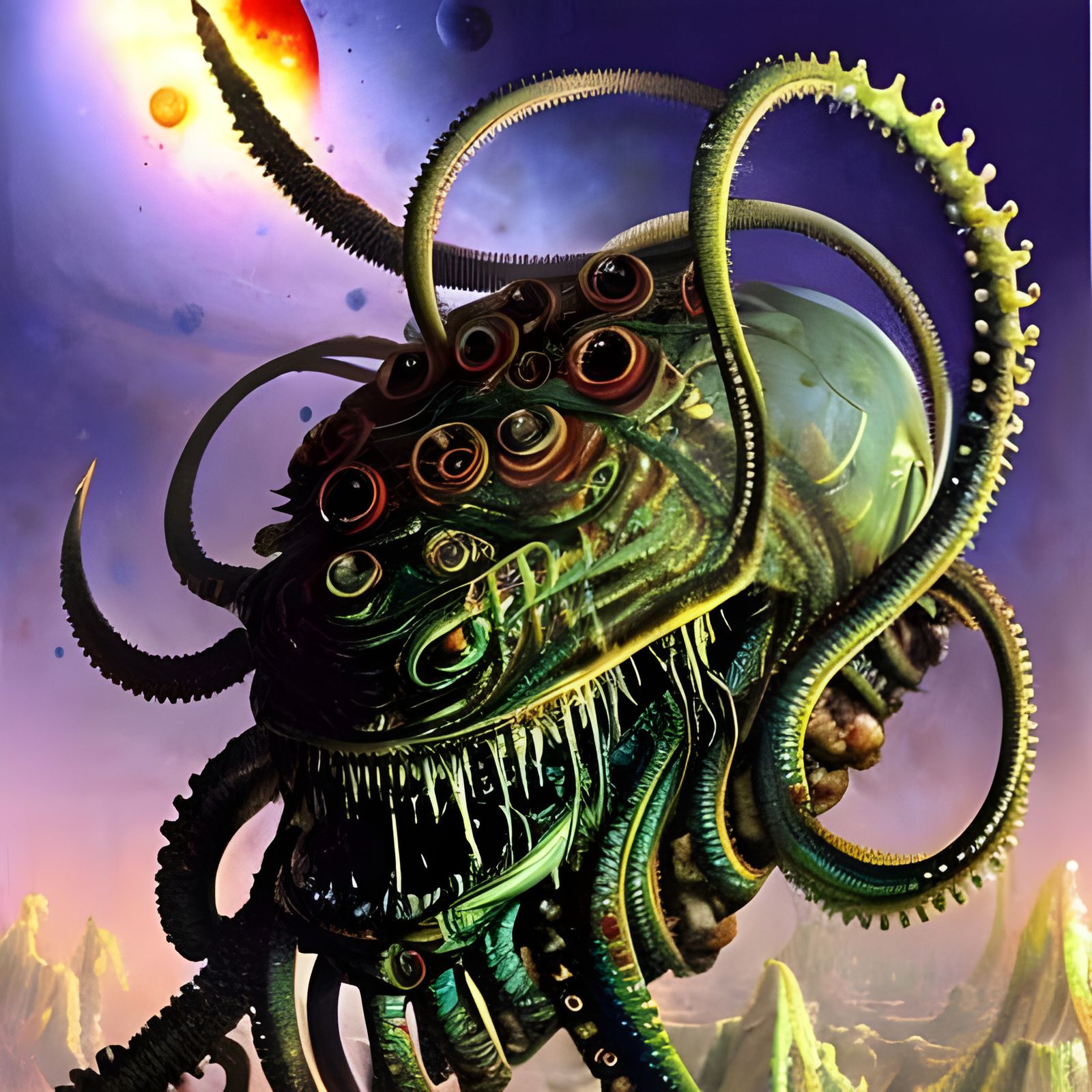 The Great Devourer of Worlds - AI Generated Artwork - NightCafe Creator