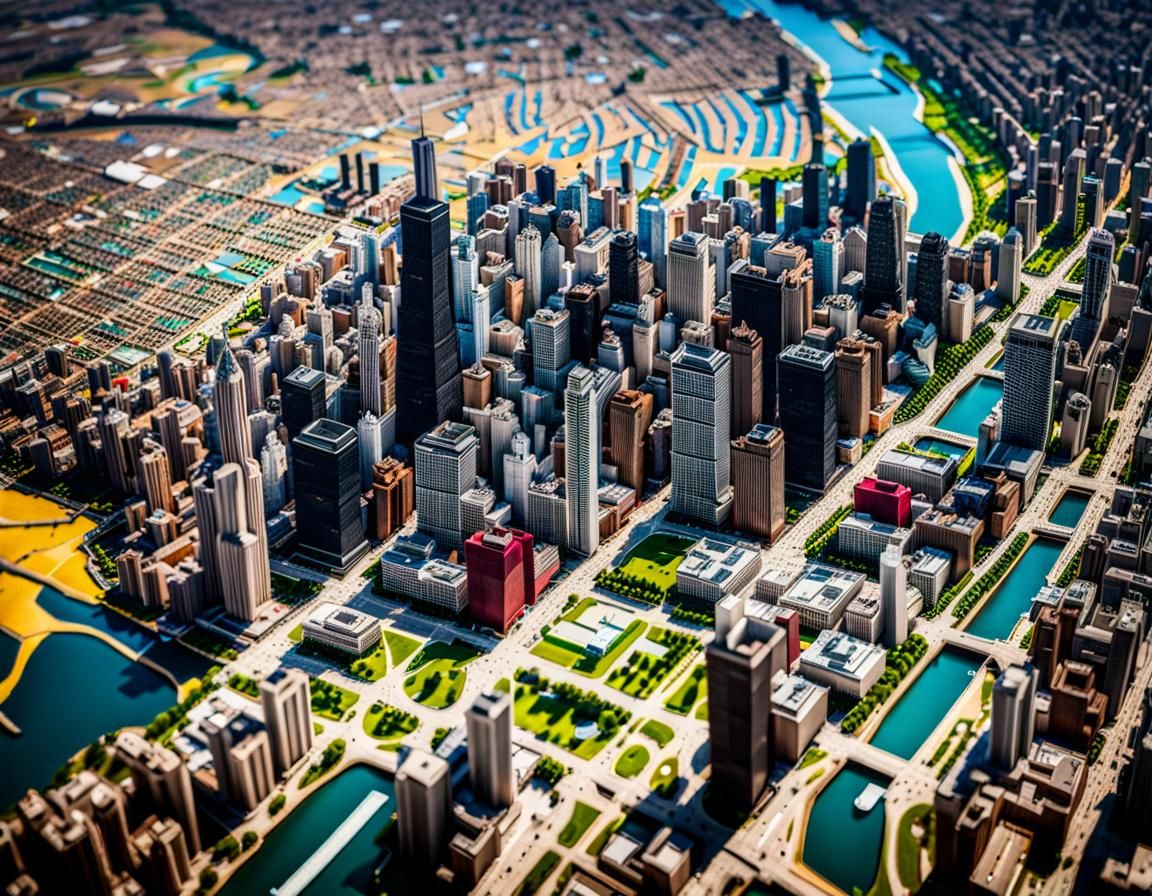 Neighborhoods Sewn Together - AI Generated Artwork - NightCafe Creator