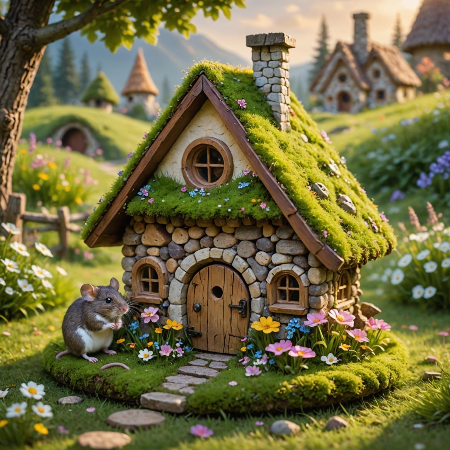 A tiny little mouse house - A tiny little mouse house