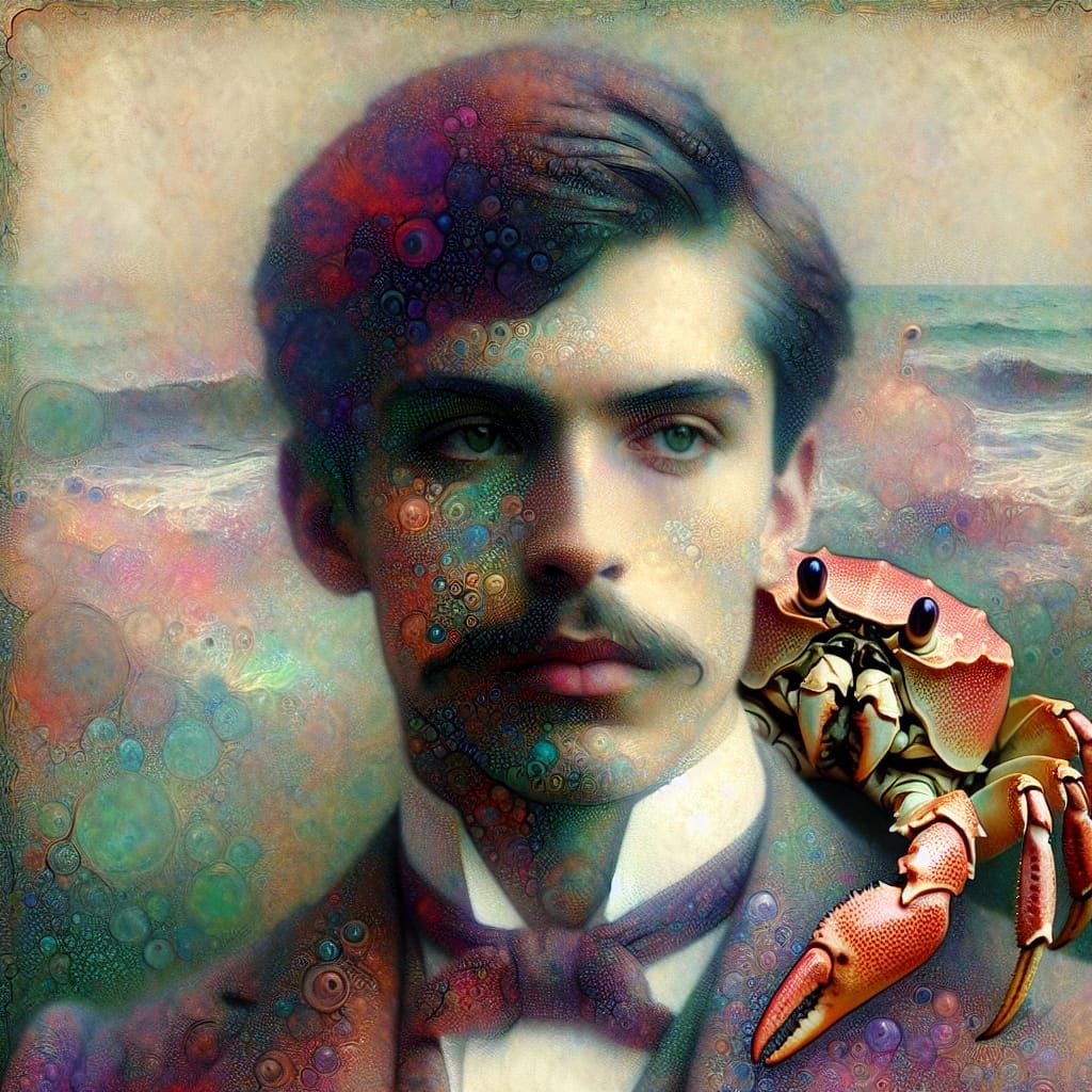 Monet Prompt: Encaustic alcohol ink DALL-E 3 rendering format. Odilon ...