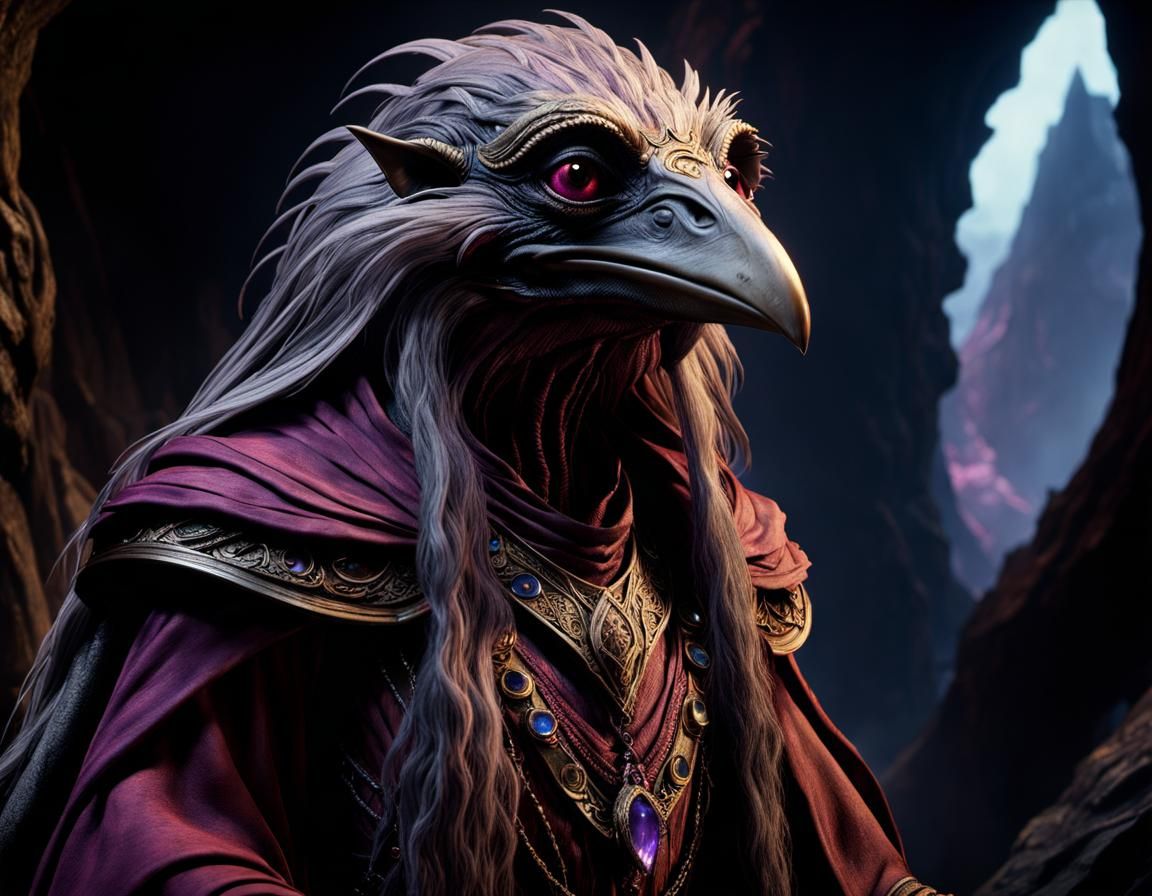Skeksis from the movie Dark Crystal - AI Generated Artwork - NightCafe ...