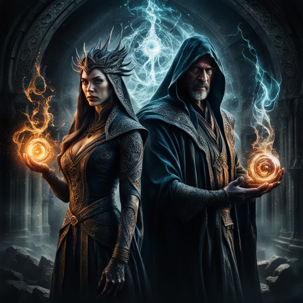 Master and Apprentice #2 - AI Generated Artwork - NightCafe Creator