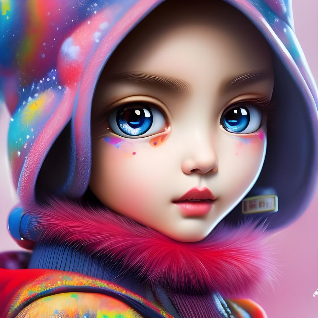 Chibi Doll Ana - AI Generated Artwork - NightCafe Creator