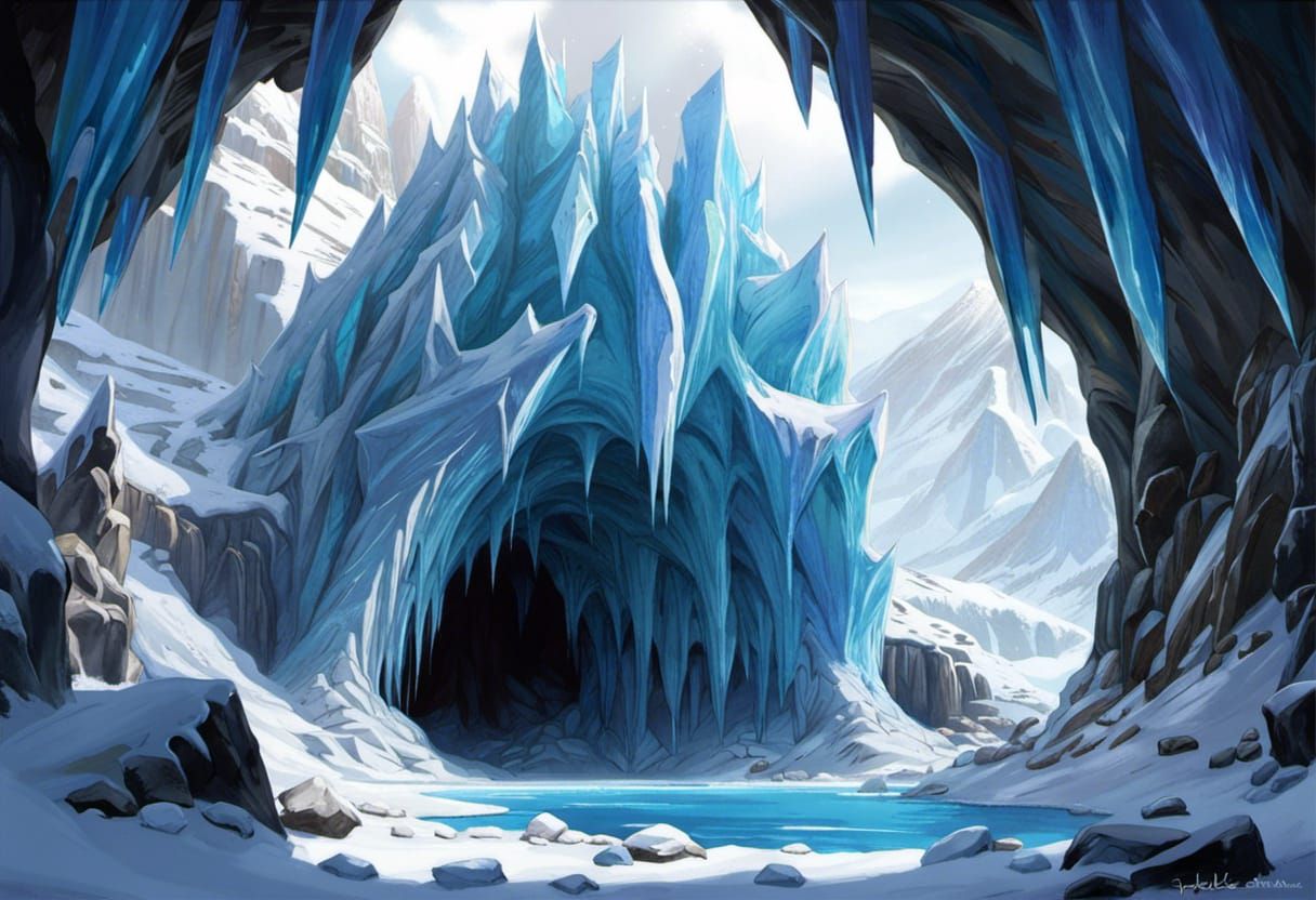 Maybe just ice... - AI Generated Artwork - NightCafe Creator