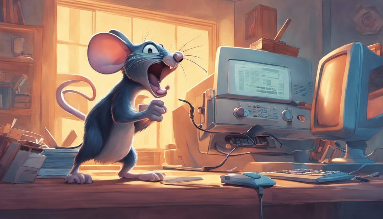 Computer mouse gone haywire - AI Generated Artwork - NightCafe Creator