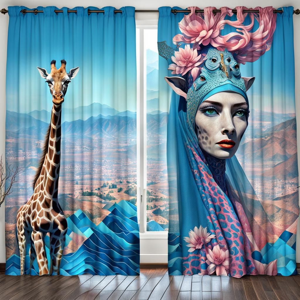 Curtains - AI Generated Artwork - NightCafe Creator
