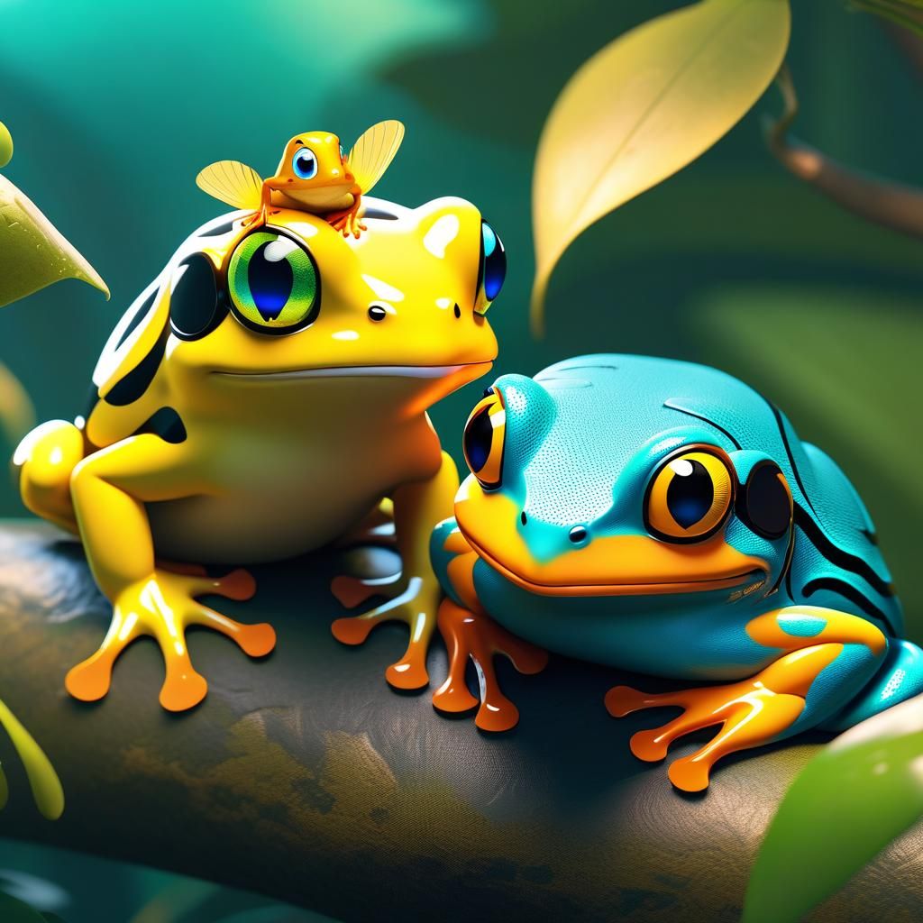 Ribbit ribbit - AI Generated Artwork - NightCafe Creator