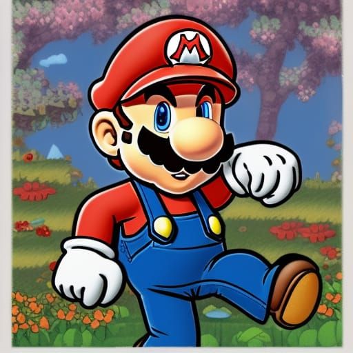 Mario - AI Generated Artwork - NightCafe Creator