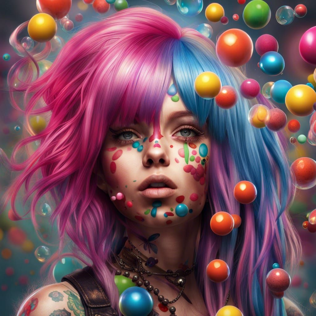 Candy Girl - AI Generated Artwork - NightCafe Creator