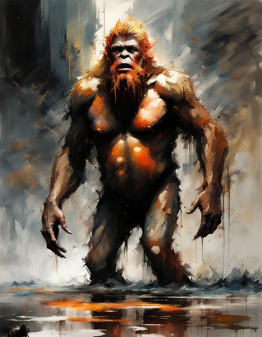 Sasqush - AI Generated Artwork - NightCafe Creator