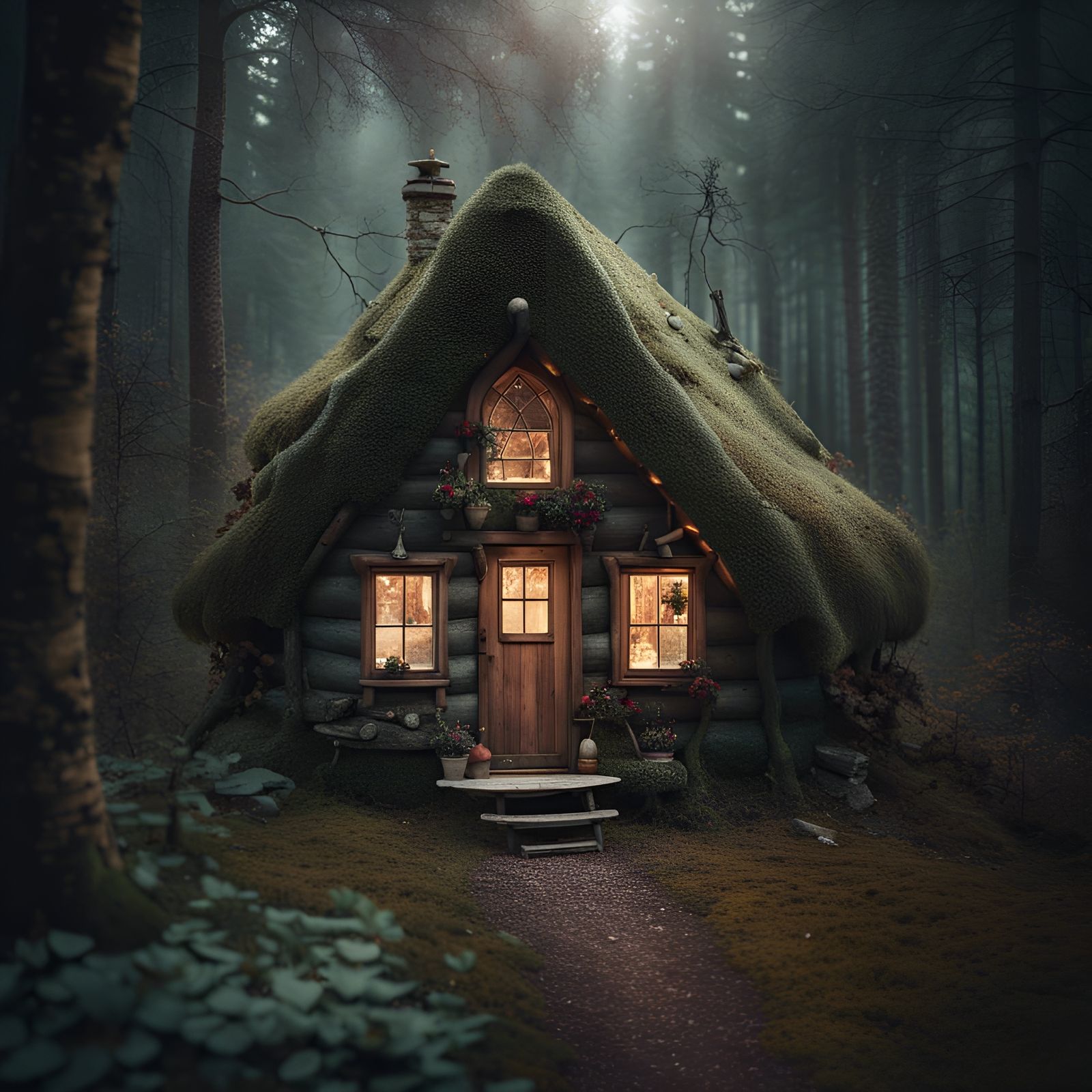 Fae Home (V) - AI Generated Artwork - NightCafe Creator