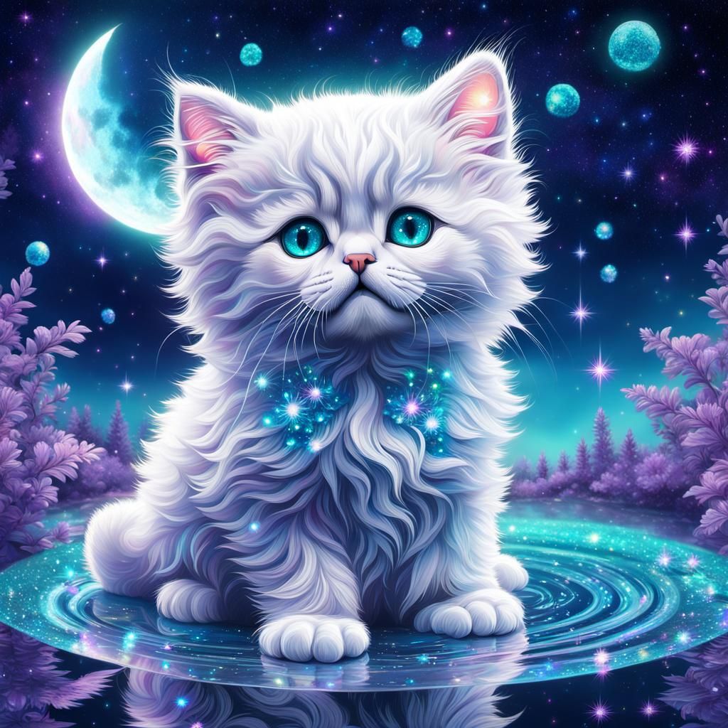 Cosmic Kitty - AI Generated Artwork - NightCafe Creator
