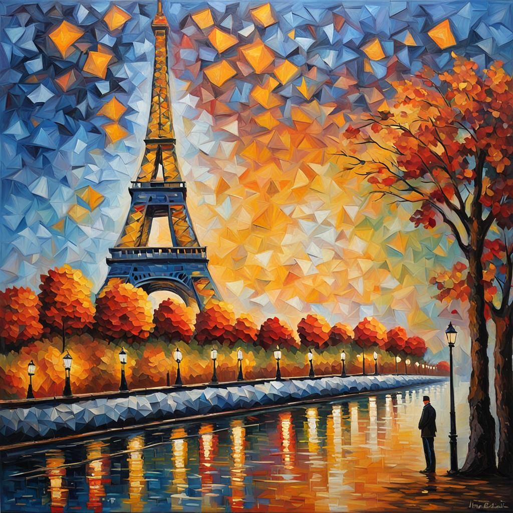 Eiffel Tower - AI Generated Artwork - NightCafe Creator