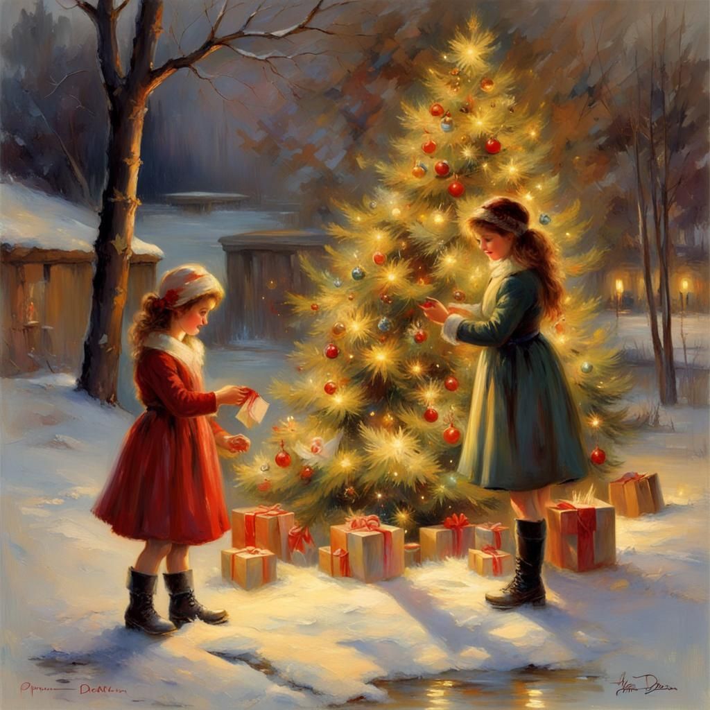 Fete de Noel - AI Generated Artwork - NightCafe Creator