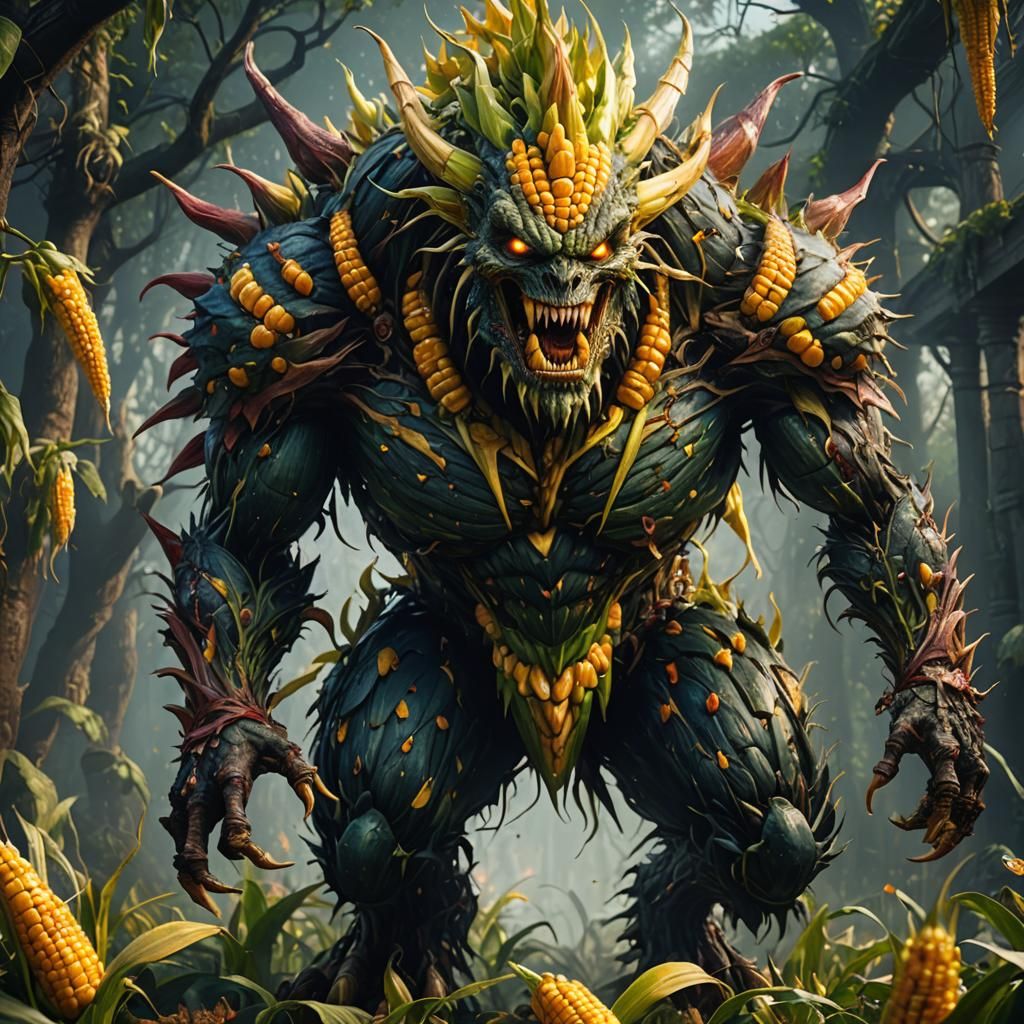 It came, from the corn! - AI Generated Artwork - NightCafe Creator