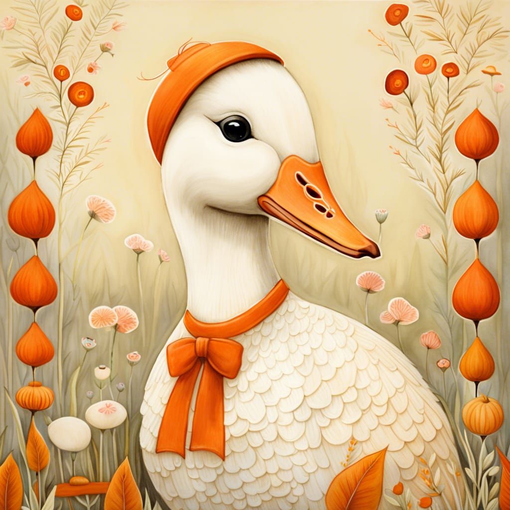 Gilly the Goose - AI Generated Artwork - NightCafe Creator