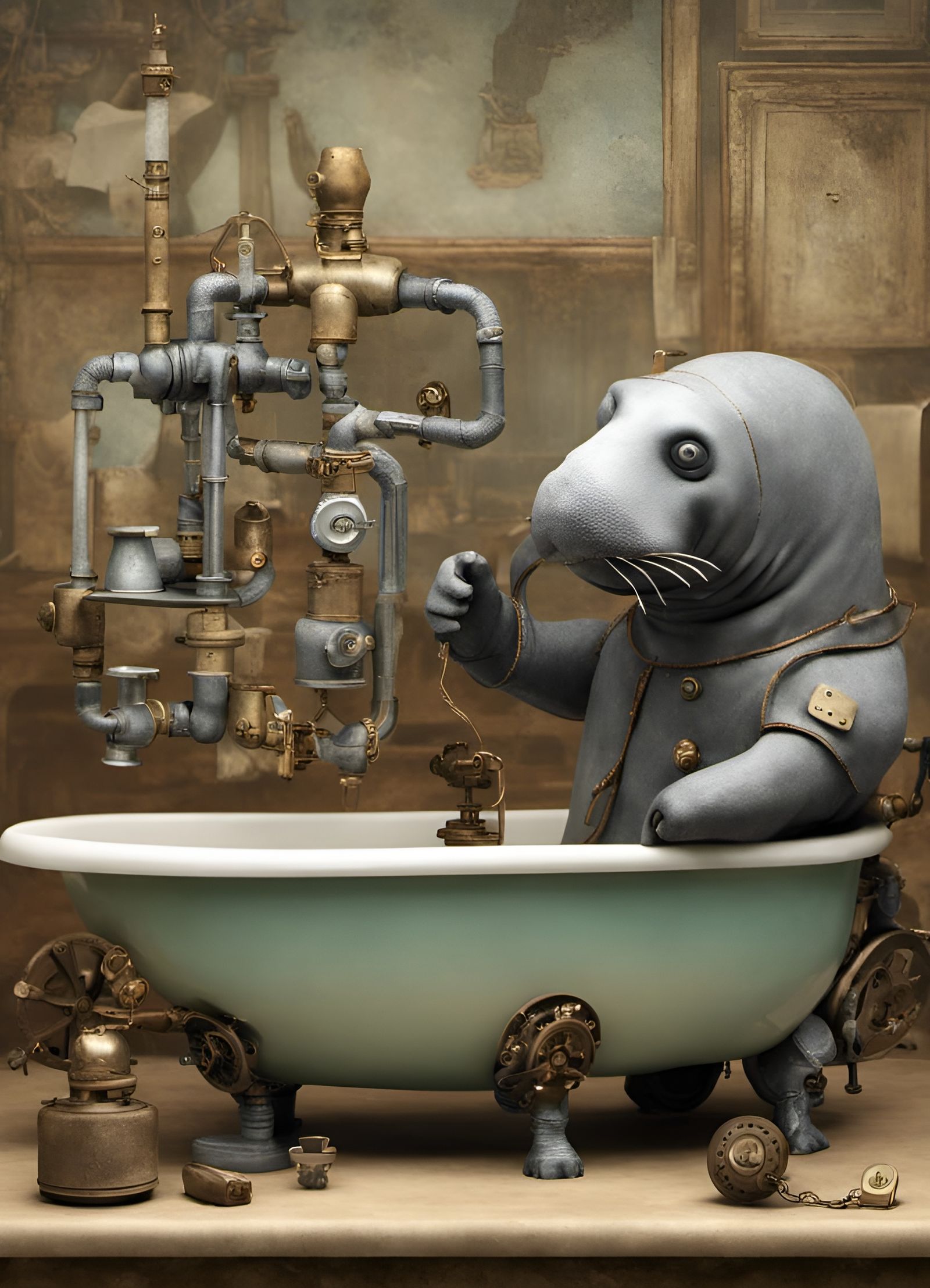 Humanatee Automata - AI Generated Artwork - NightCafe Creator