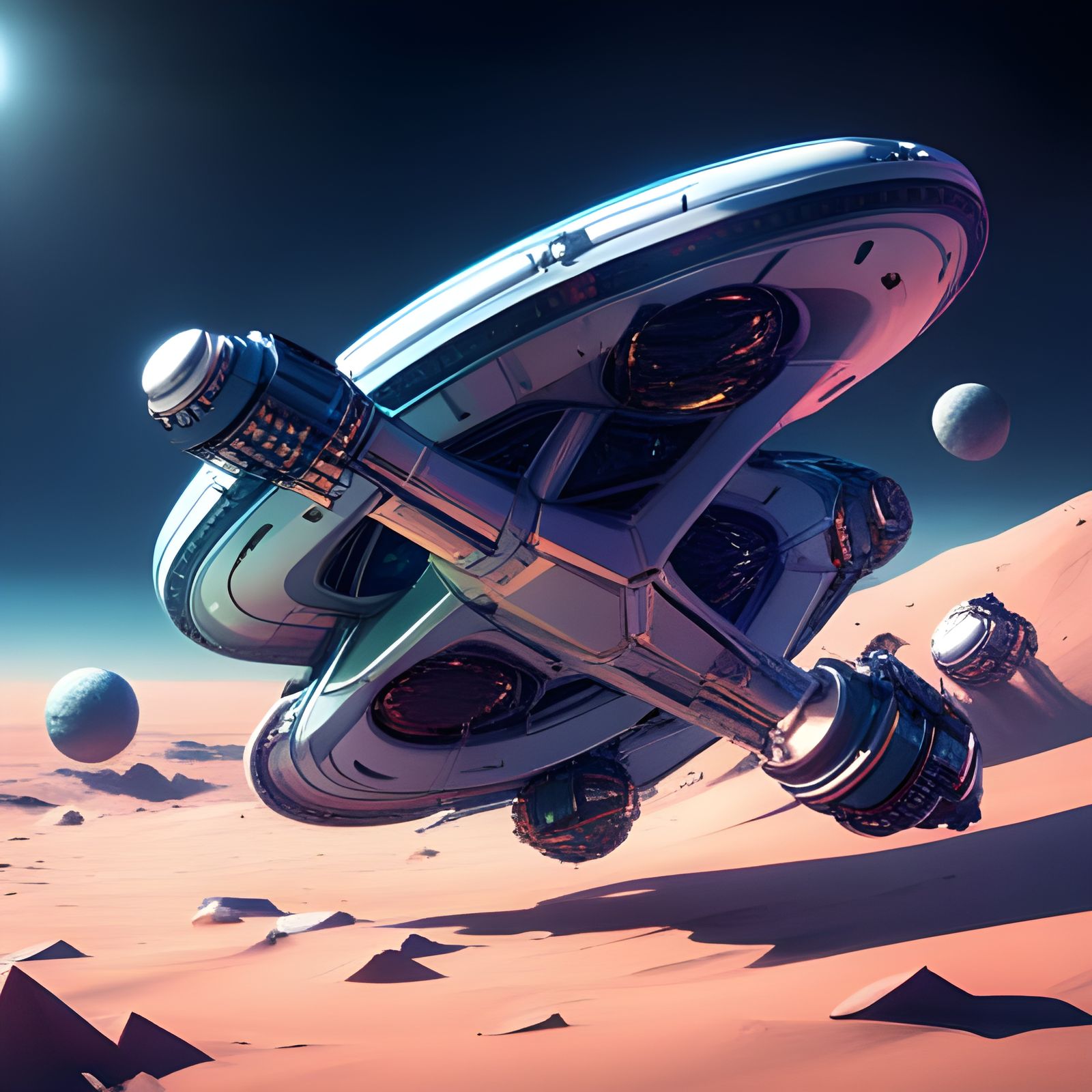 Unidentified Flying Objects, space, UFOs - AI Generated Artwork ...