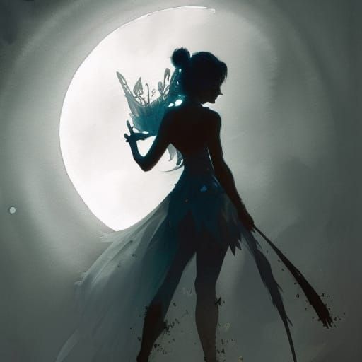shadow fairy - AI Generated Artwork - NightCafe Creator