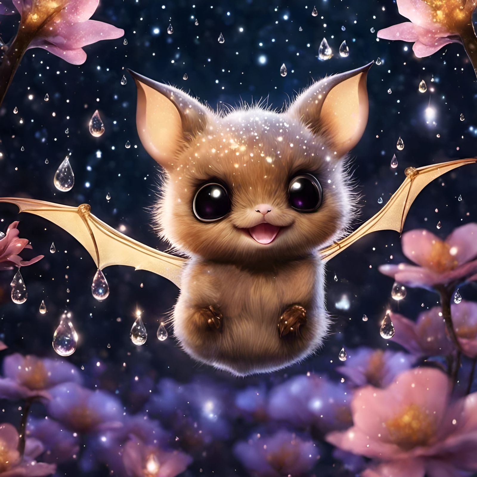 Cute Bat - AI Generated Artwork - NightCafe Creator