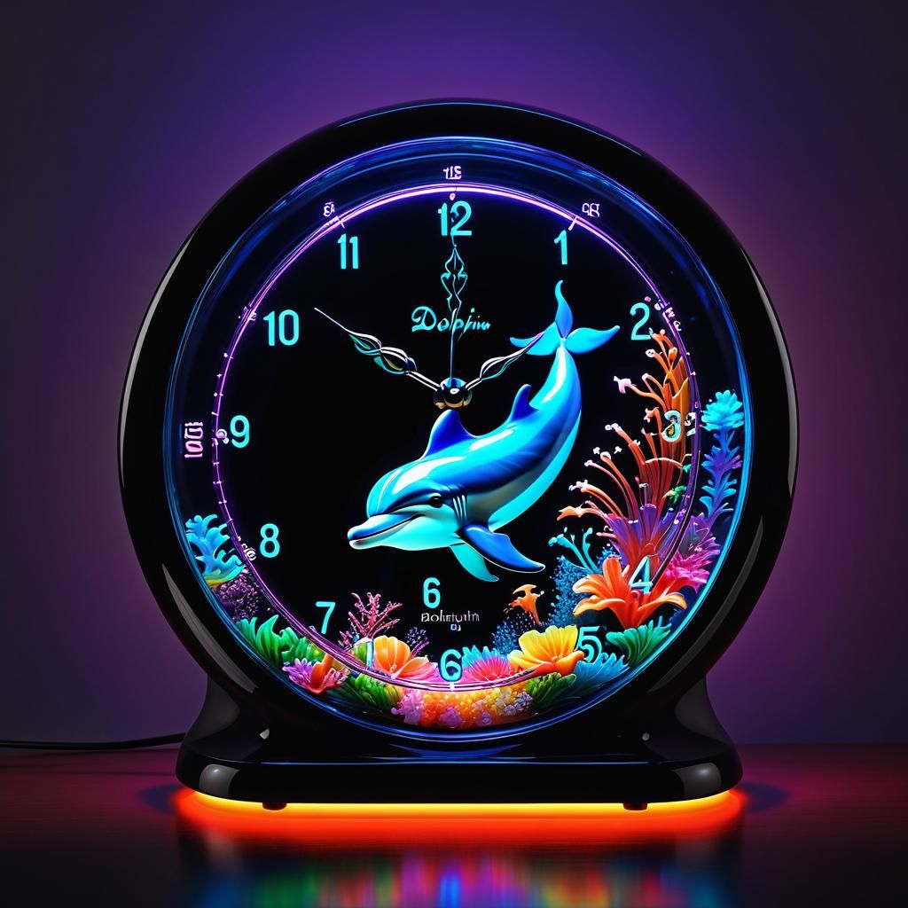 Digital aesthetic clock - fopttop