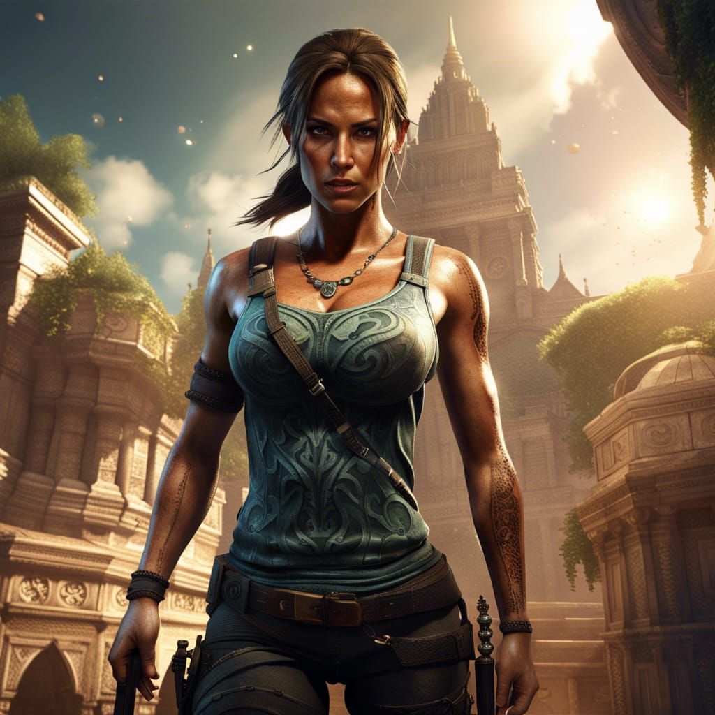 Lara Croft - AI Generated Artwork - NightCafe Creator