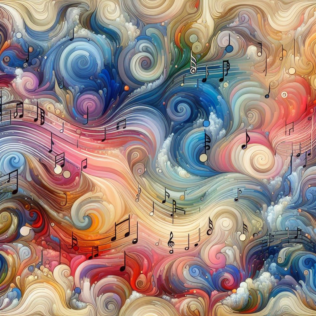 Using the perceptions of someone with synesthesia, visualize a famous ...