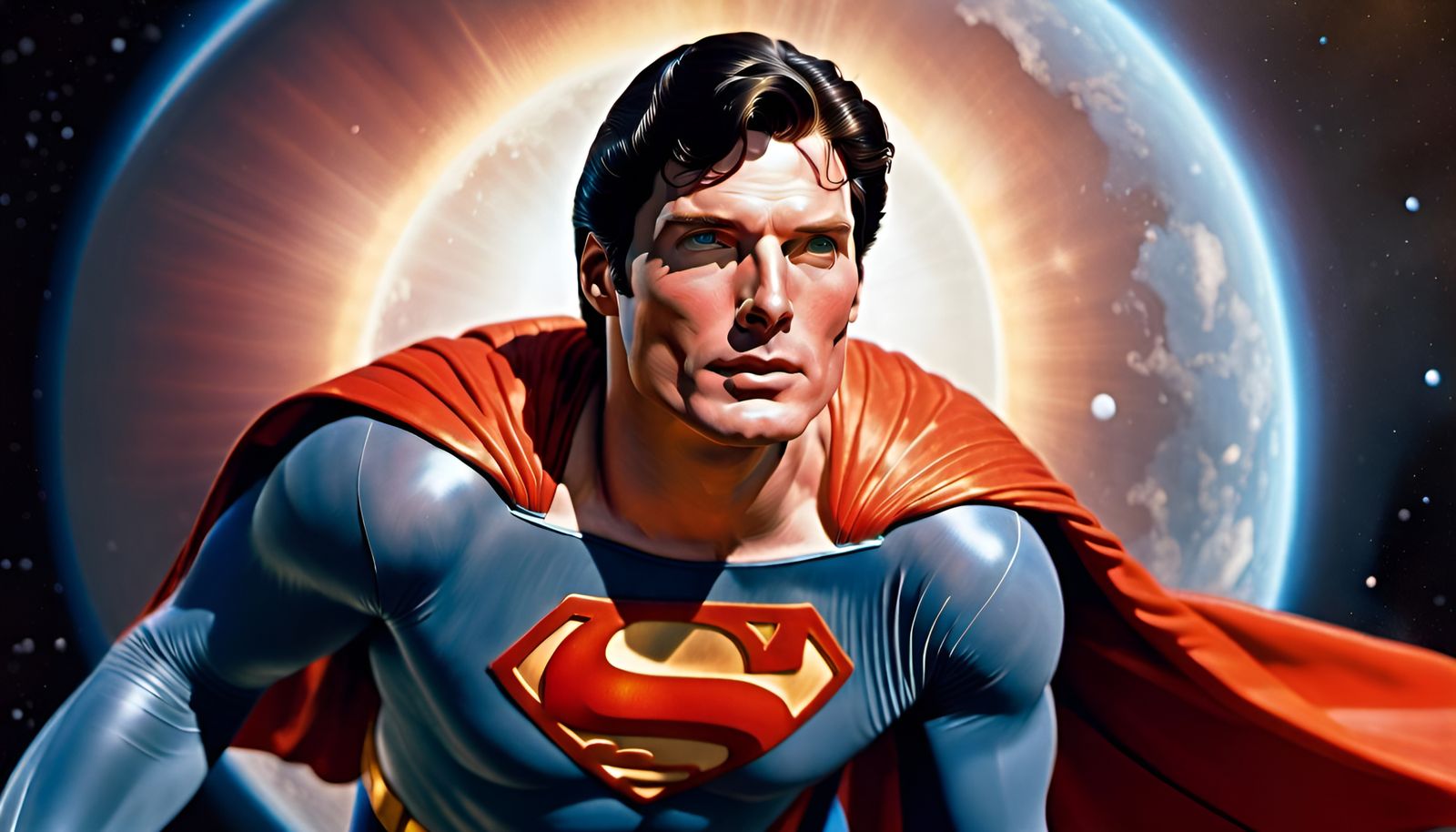 Christopher Reeve's Superman - AI Generated Artwork - NightCafe Creator