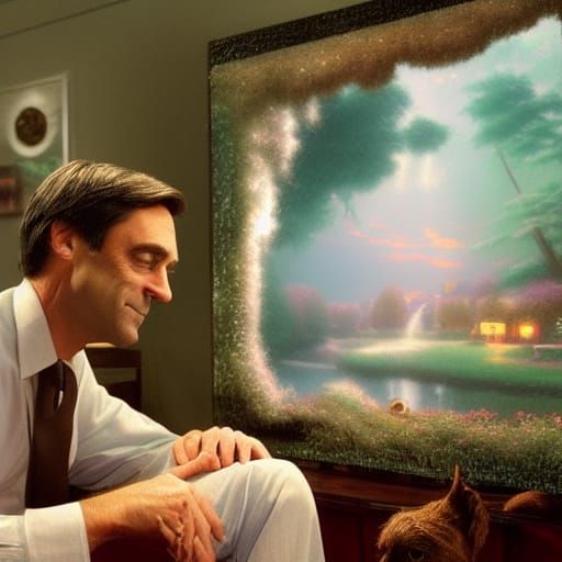 Ham dreaming of John hamm - Ham's Ethereal Dream of John Ha...
