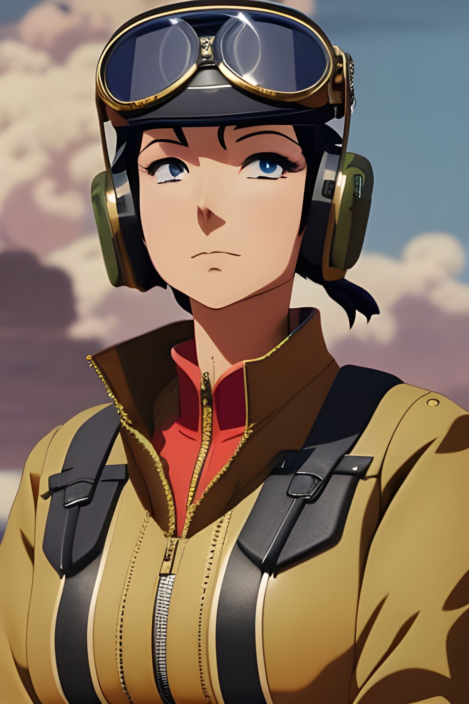 Retro Anime Pilot #1 - AI Generated Artwork - NightCafe Creator