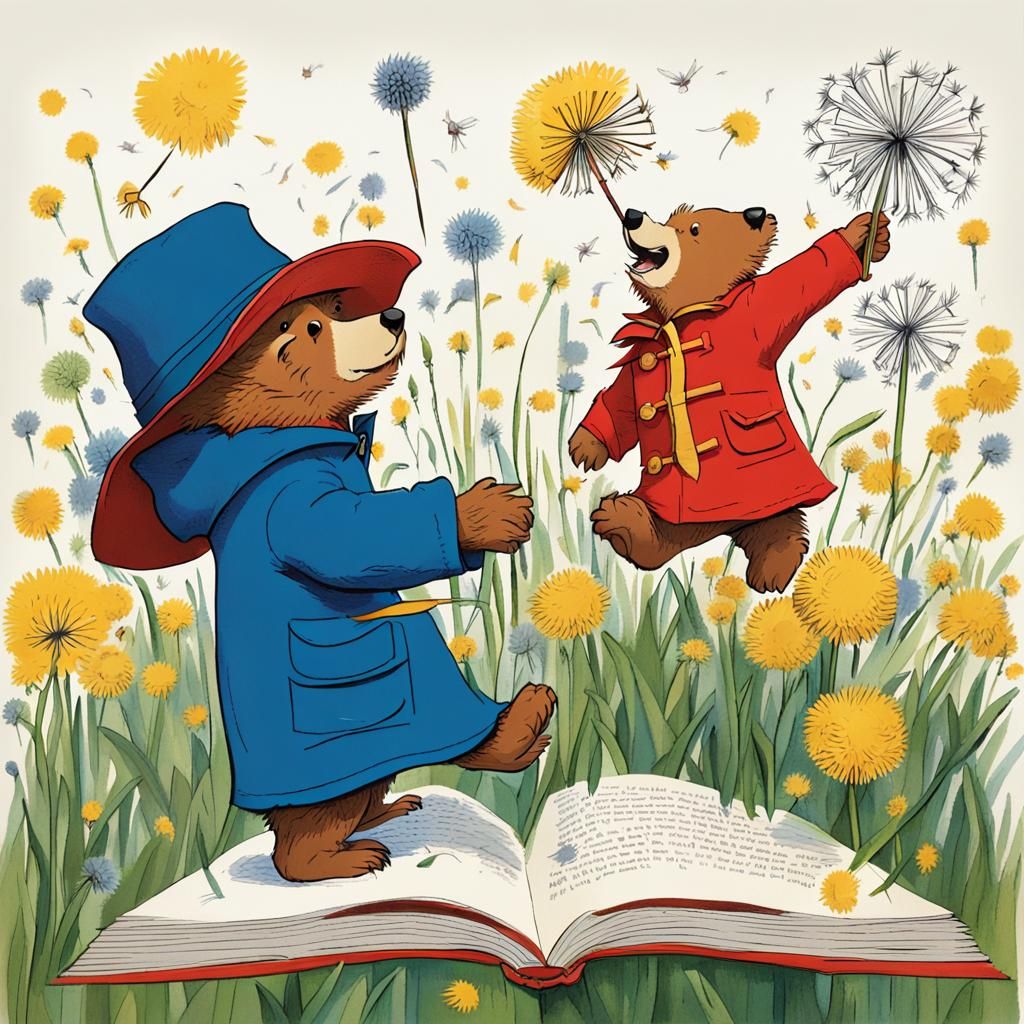 A pop up book Paddington Bear - AI Generated Artwork - NightCafe Creator