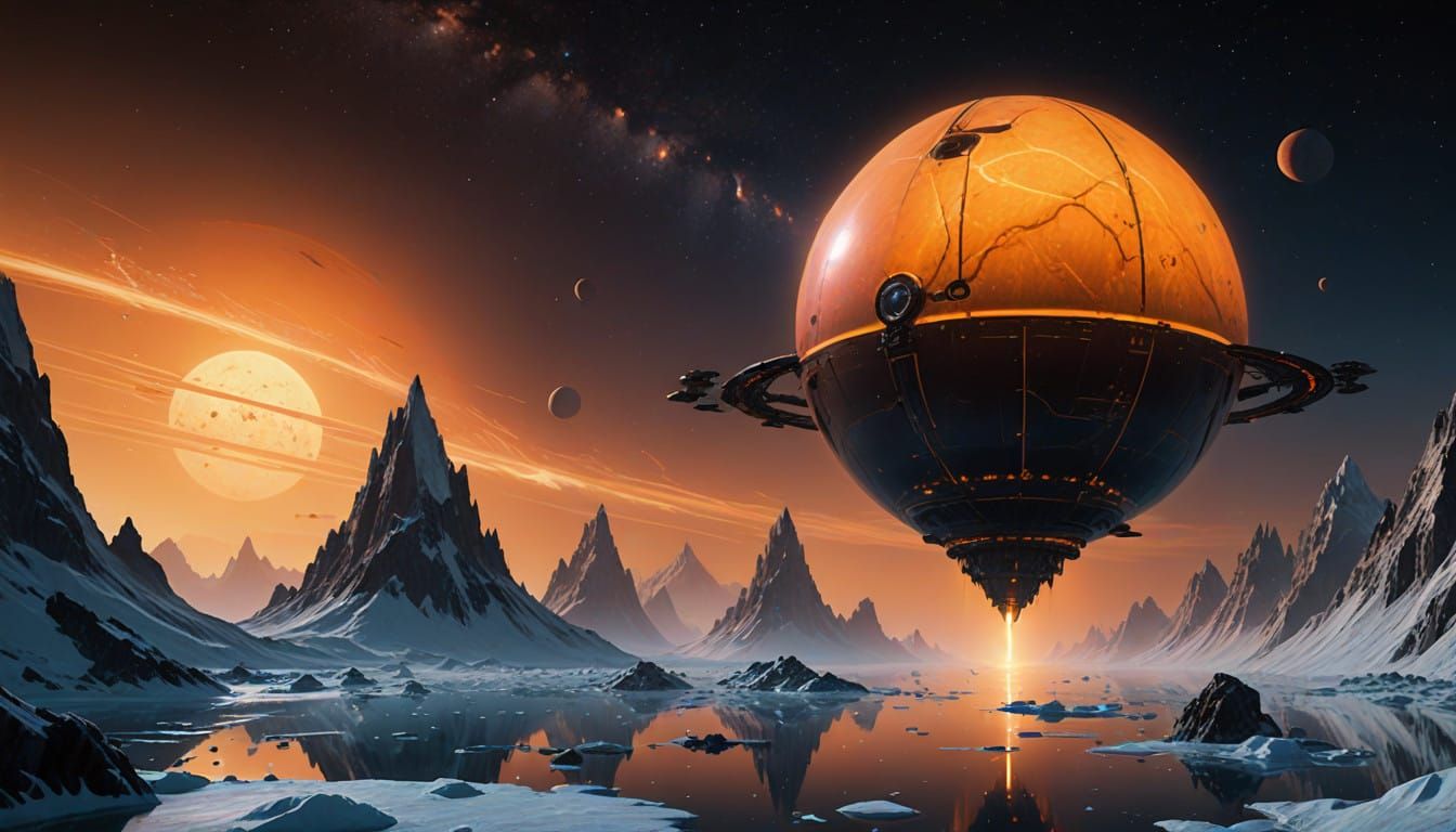 Dyson sphere - Cyberpunk-Inspired Space Station Lands on Nep...