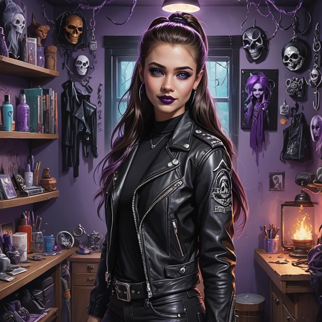 Another rock total black outfit idea for you | Witch V - Fantasy, Dark ...