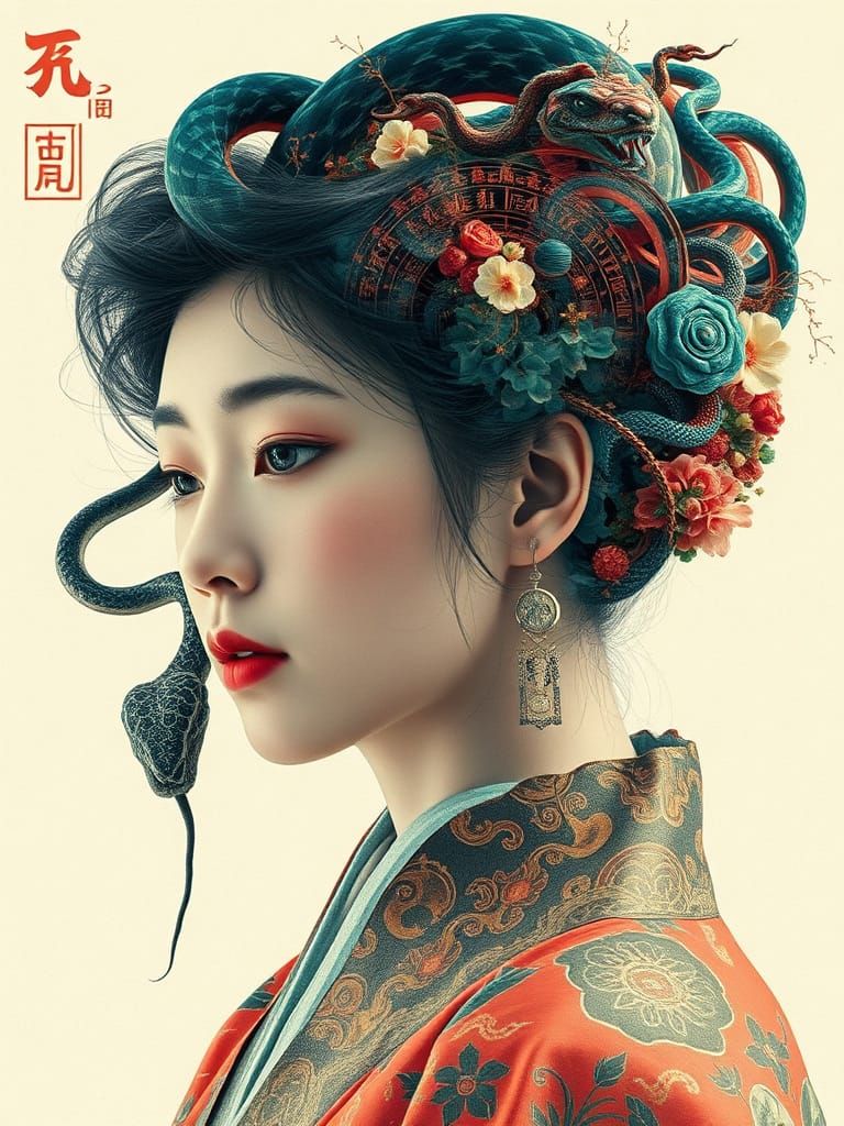 Year of the Snake Princess - Snake Princess Disintegrates in...