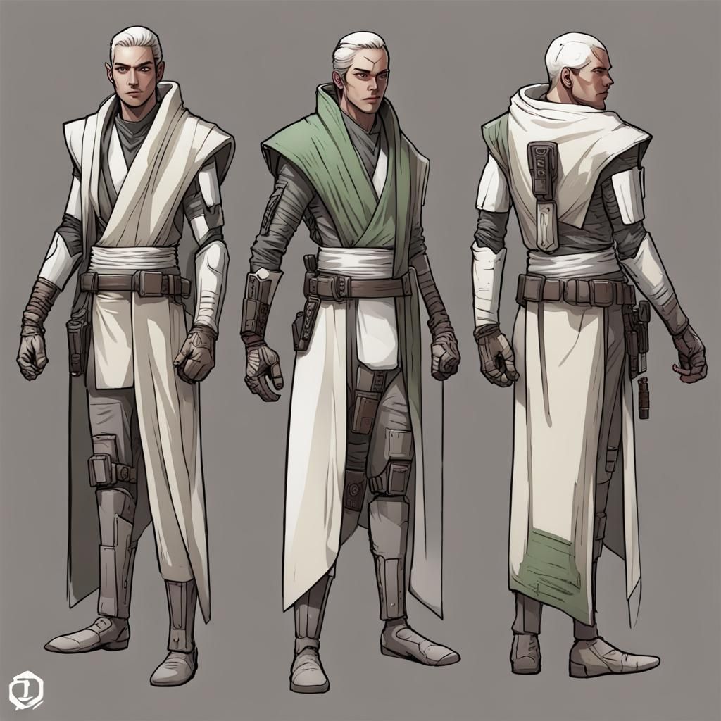 male Cyborgs jedi - AI Generated Artwork - NightCafe Creator