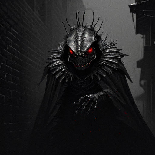 Were-cockroach assassin - Dark Fantasy Cockroach Assassin in...