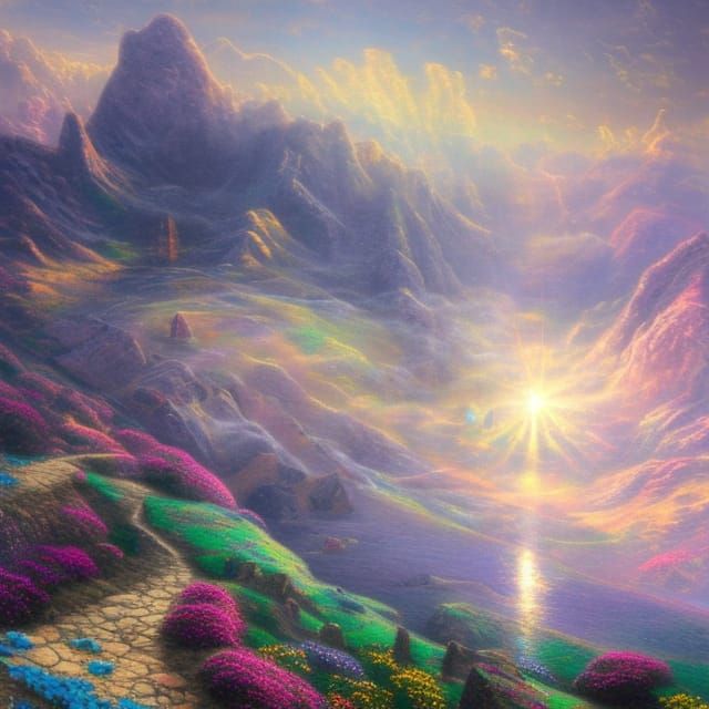 ethereal fantasy world - AI Generated Artwork - NightCafe Creator