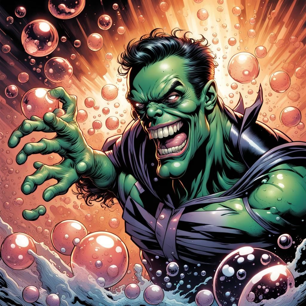 Poison Bubbles - AI Generated Artwork - NightCafe Creator