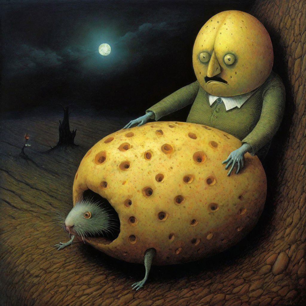 The Great Potato Paradox of 1845, 1849, 1851 - AI Generated Artwork ...