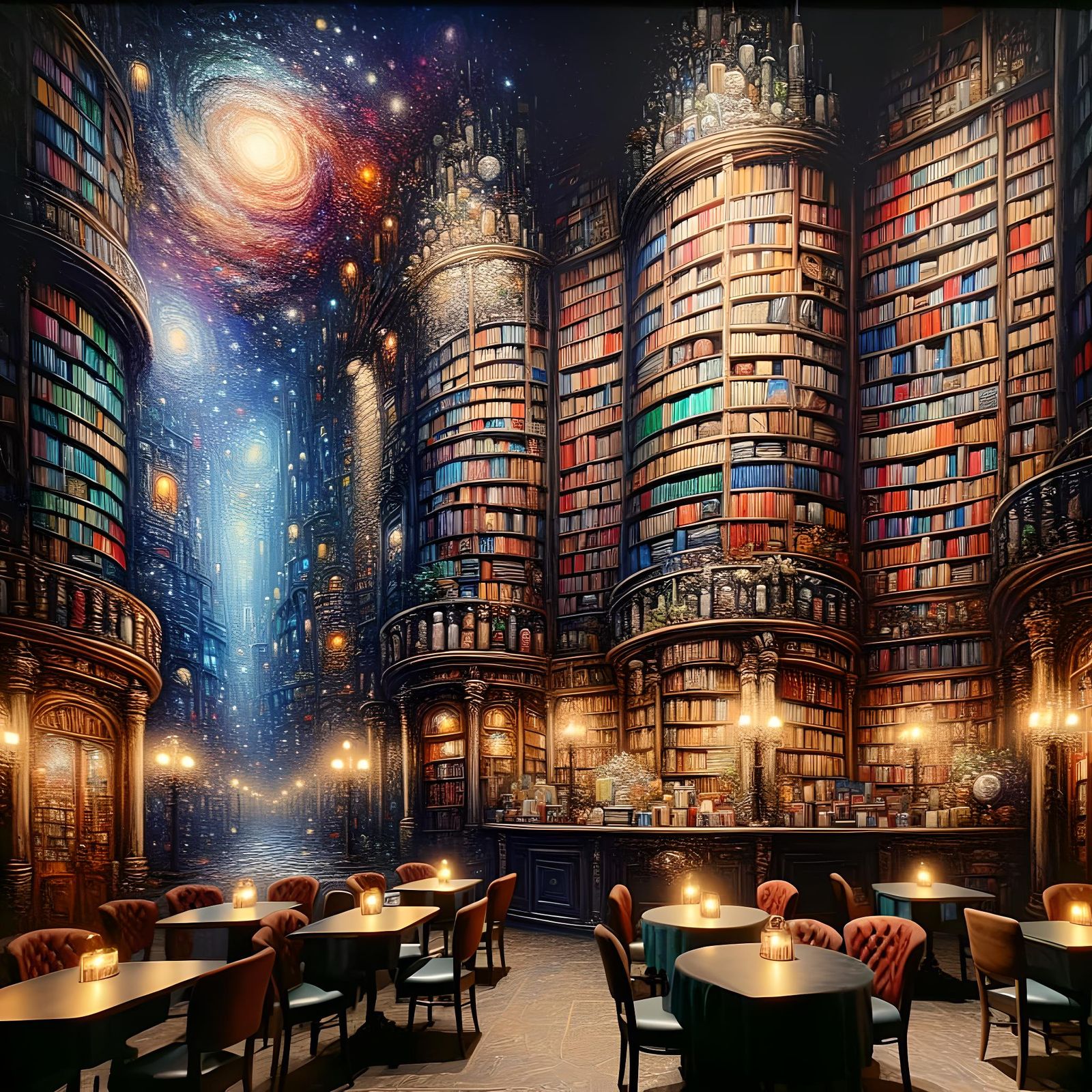 Library - AI Generated Artwork - NightCafe Creator