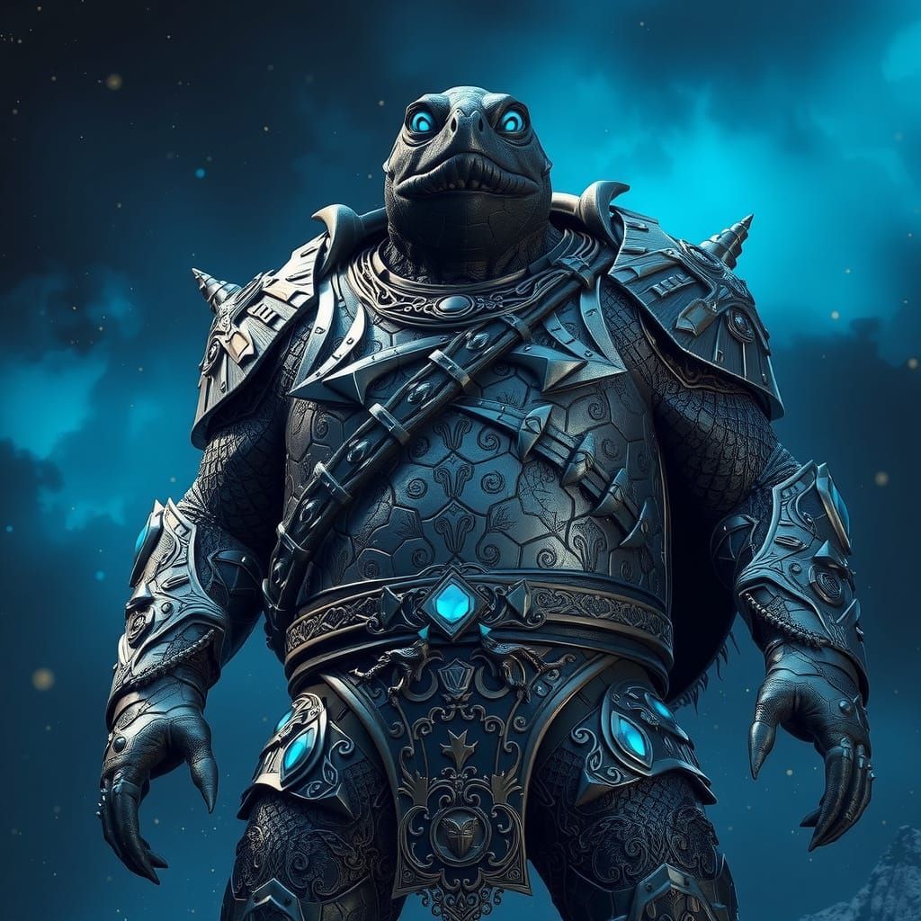 A Mythical Battle Ready Turtle - A Mythical Battle Ready Tu...