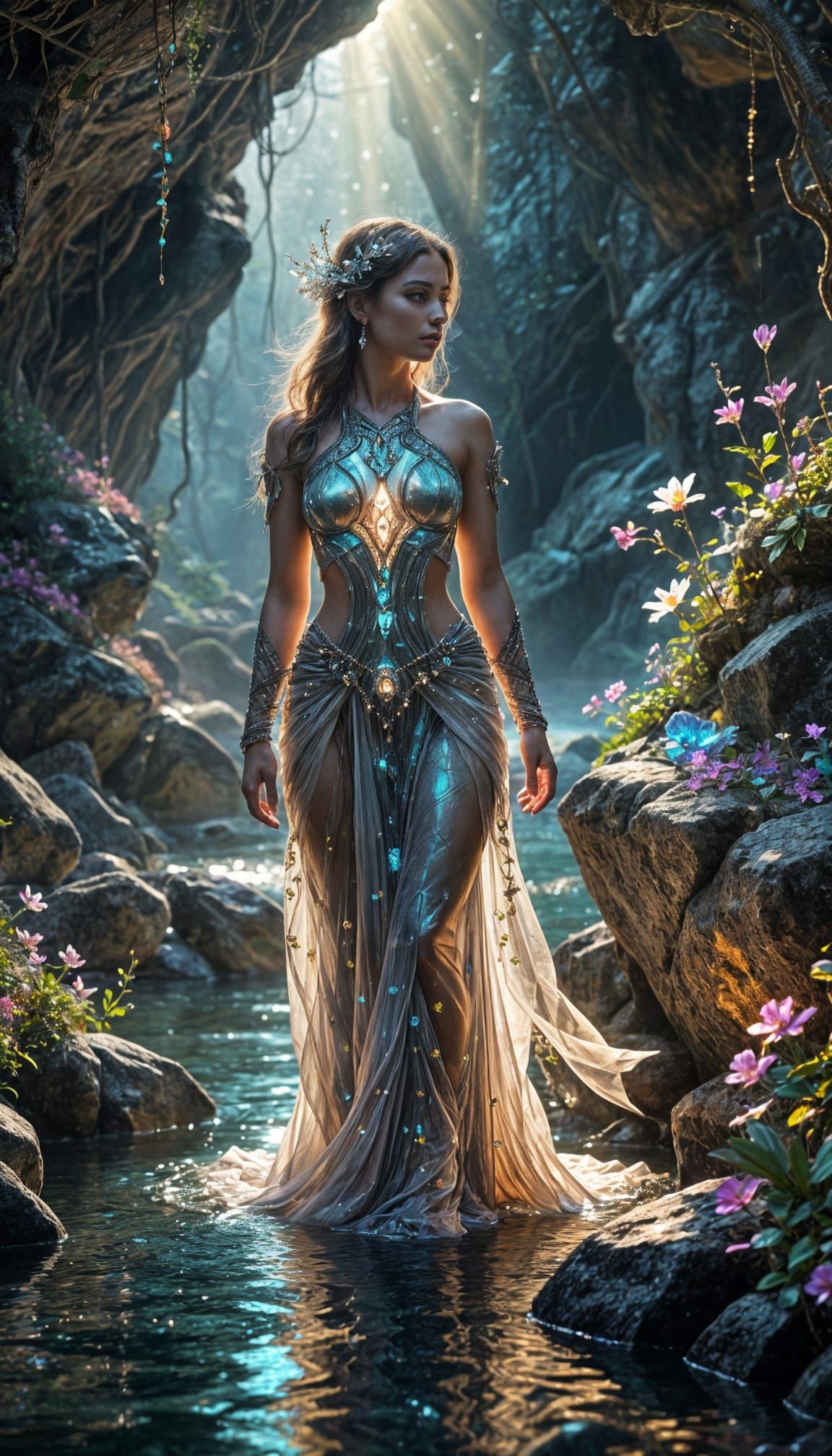 This enigmatic figure is a mystical being, half-human and half-spirit ...