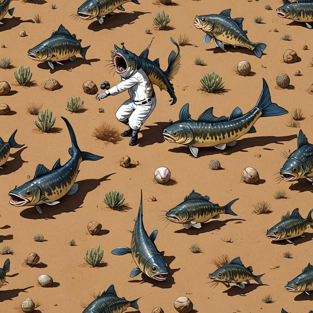 The desert Fish - AI Generated Artwork - NightCafe Creator