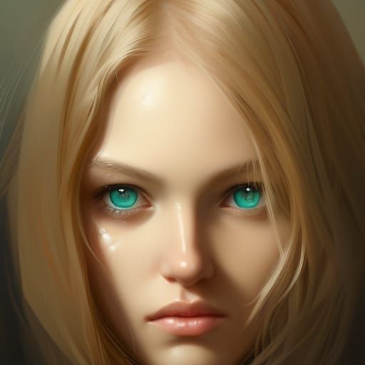 blonde girl - AI Generated Artwork - NightCafe Creator