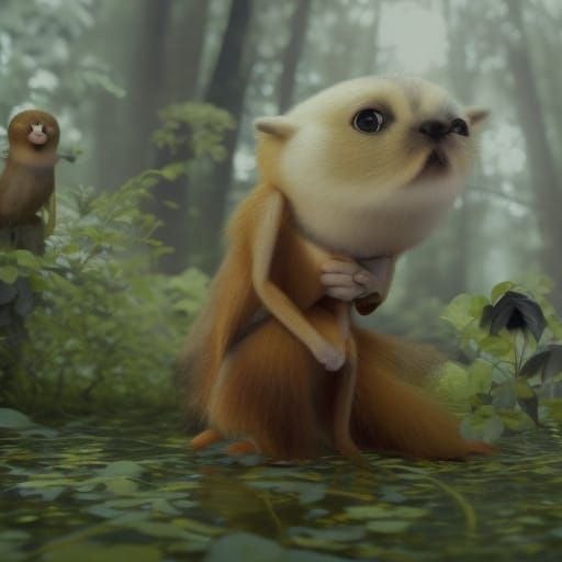 " un adorable crwo l'exploratrice, des yeux magnifiques, des étincelles ...