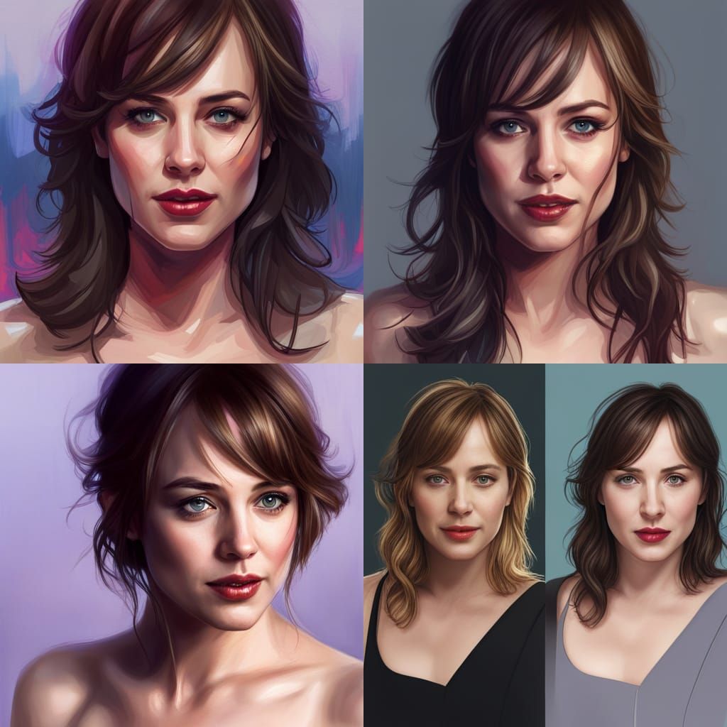 Dakota Johnson mixed with Rachel McAdams - AI Generated Artwork ...