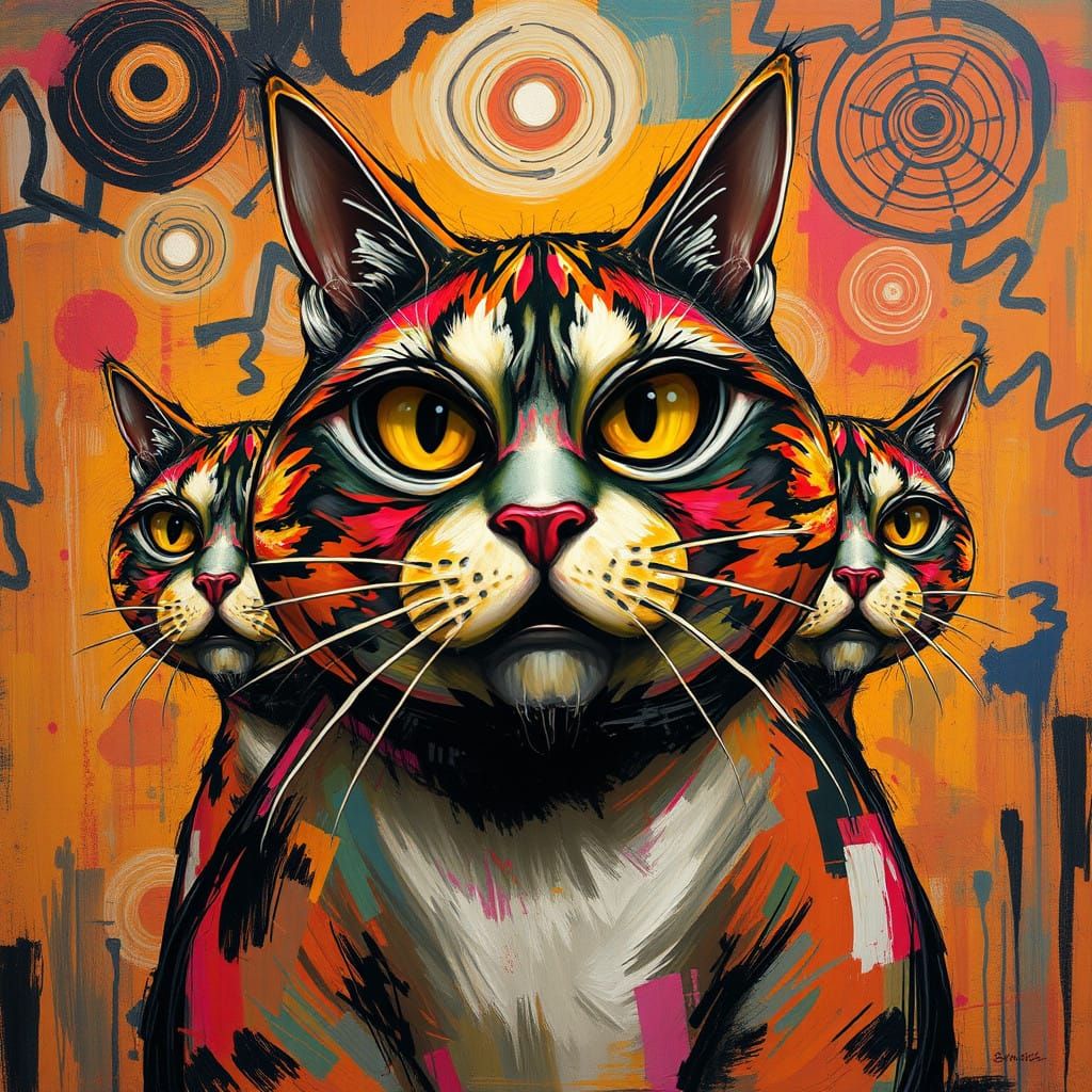 Fat cat, hallucinations, schizophrenia