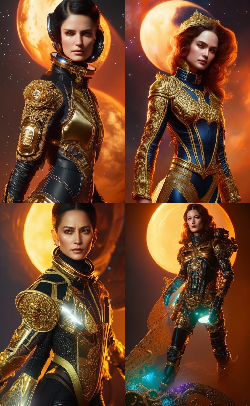 Fashion: Retrofuturism - AI Generated Artwork - NightCafe Creator