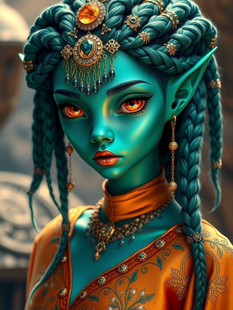 The Alien Embassador - Stunning Alien Ambassador in Iridesc...