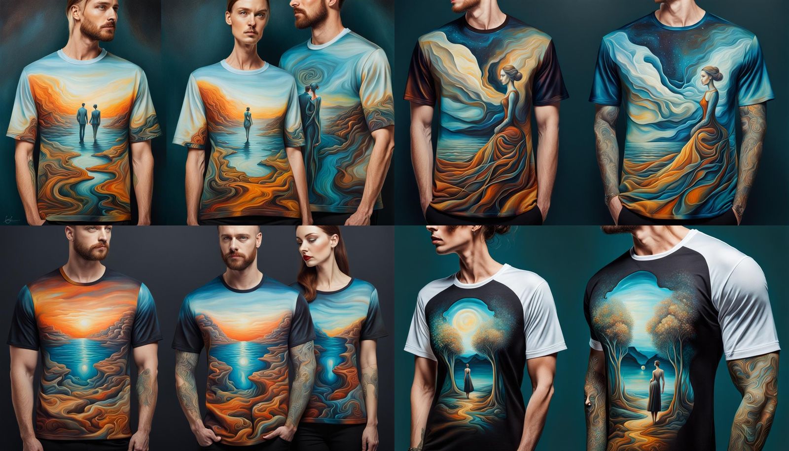 Surrealism T-Shirts - AI Generated Artwork - NightCafe Creator